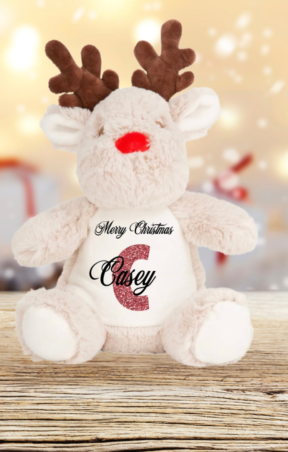 Personalised Reindeer – CP Embroidery & co